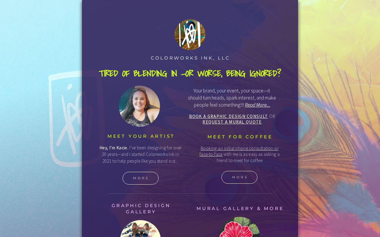 Colorworks Ink, LLC | Mural Artist & Graphic Design for Small ...